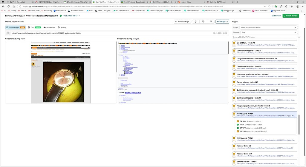 Which Page Behavior Settings are applied to a QA Run? - Browsertrix - Webrecorder Forum